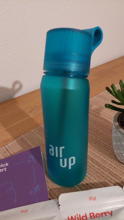 Air-up Starter Set. Flasche Ocean Blue+19 Airlines Up Pods (Neu (gemäss ...