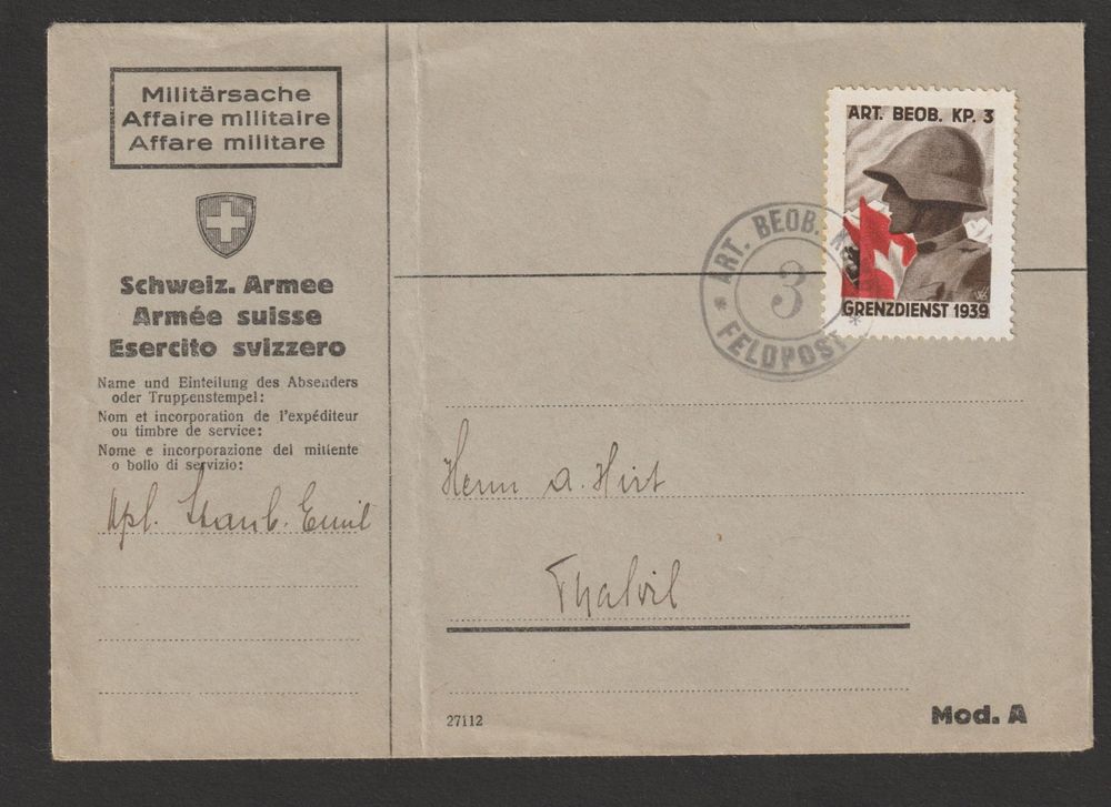 Artillerie-Beobachter Nr. 5/1 FP | Kaufen auf Ricardo