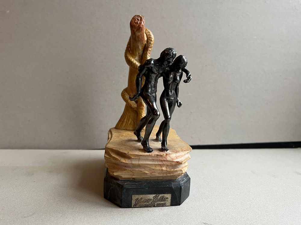 Yaakov HELLER, Adam und Eva Sterling Silber Figur (Defekt) in Zürich ...