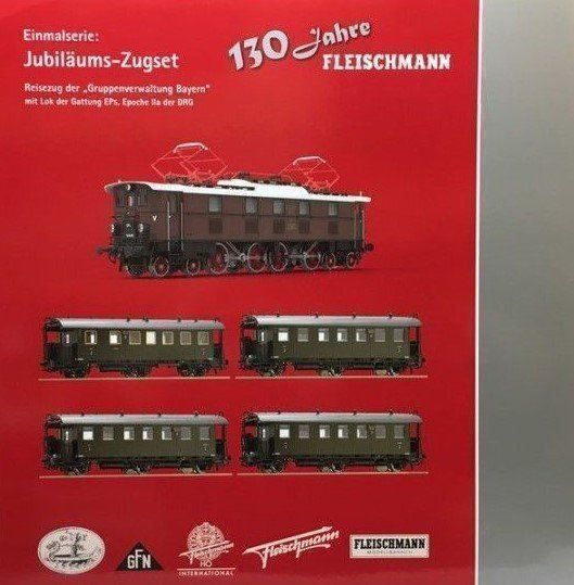 Fleischmann 481701 - 5-teiliger Reisezug DB - EINMALSERIE! (Neu und ...
