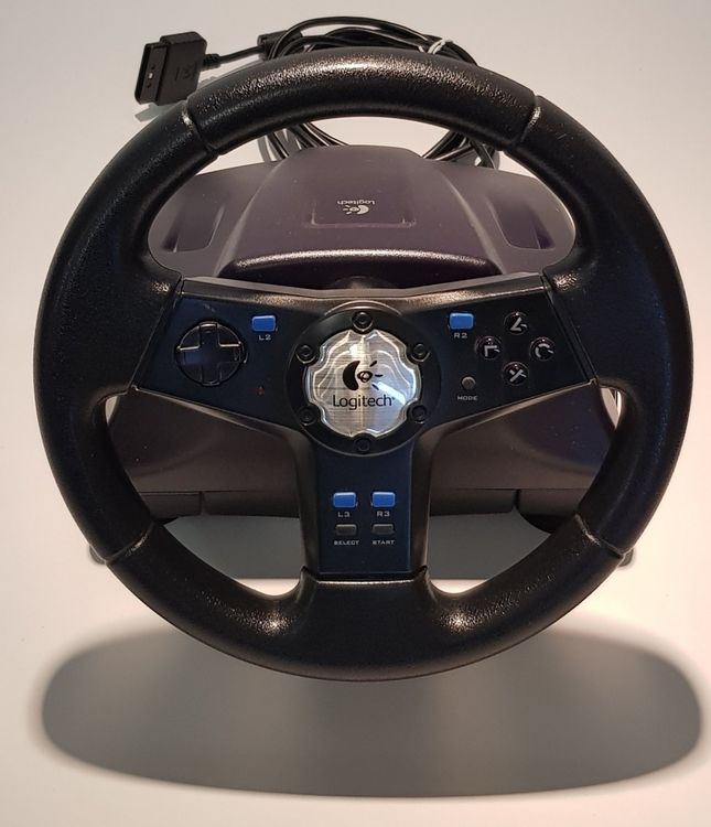 Playstation 2 - Rally Vibration Feedback Wheel (Logitech) (Gebraucht ...