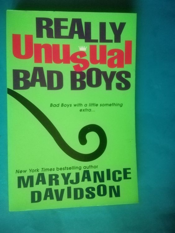 Livre "Really Unusual Bad Boys" MaryJanice Davidson! (Neuf (Voir ...