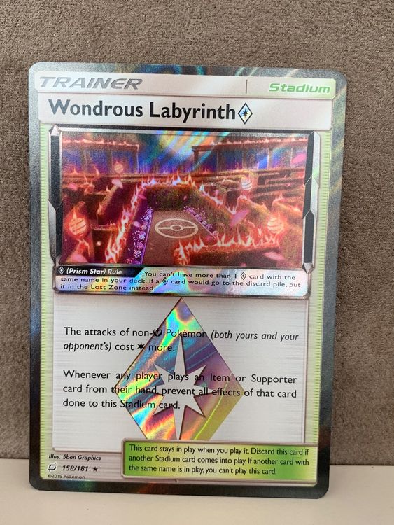 Wondrous Labyrinth Holo Rare ENG Team Up Pokemon 158/181 (Gebraucht) in ...