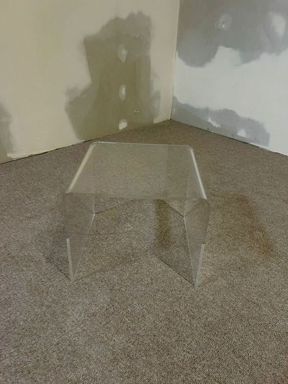 Acrylglas Plexiglas Design Tisch Nachttisch Beistelltisch (Gebraucht ...