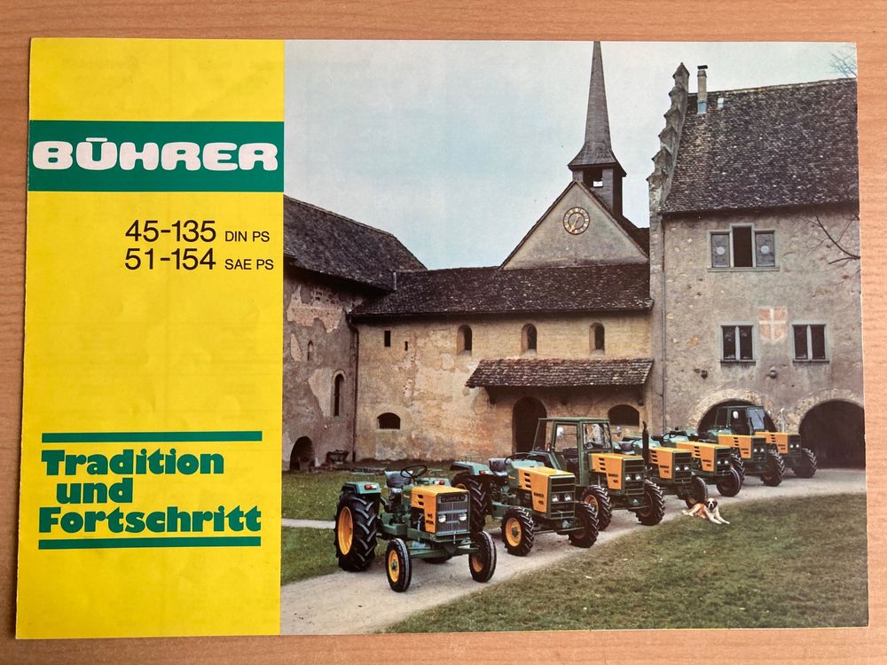 Traktor Bührer Prospekt | Kaufen auf Ricardo