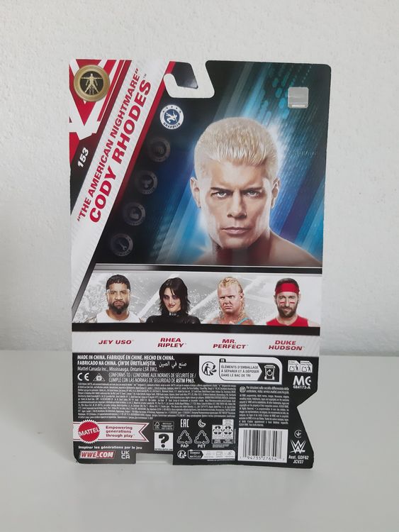 WWE Basic Series 153 Action Figure - Cody Rhodes (Neu und ...