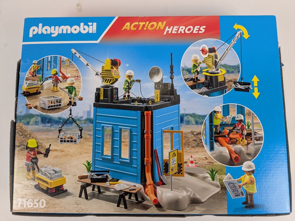 PLAYMOBIL Action Heroes Baustelle (Neu (gemäss Beschreibung)) in ...