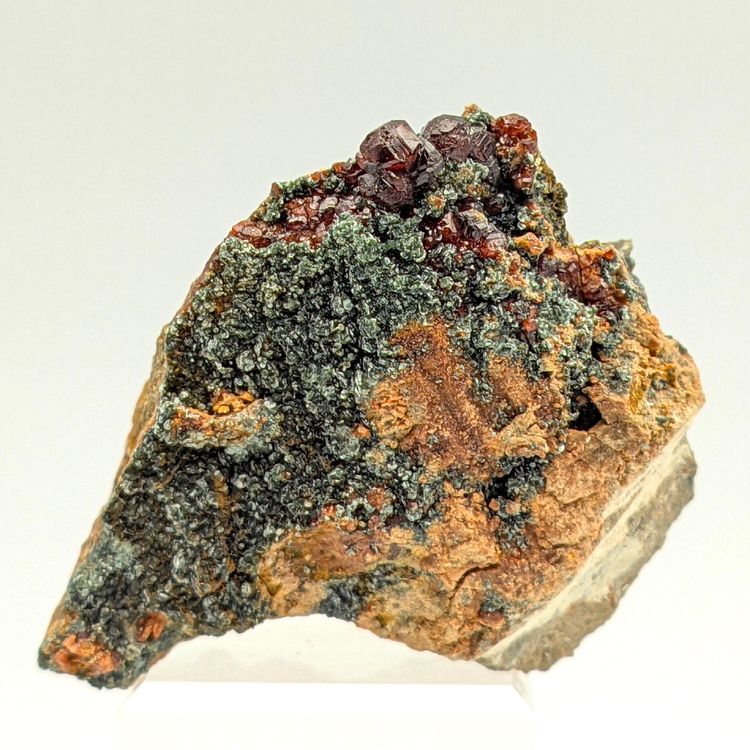 HESSONIT Roter GRANAT mit CLINOCHLOR, Italien (Nuovo (secondo la ...