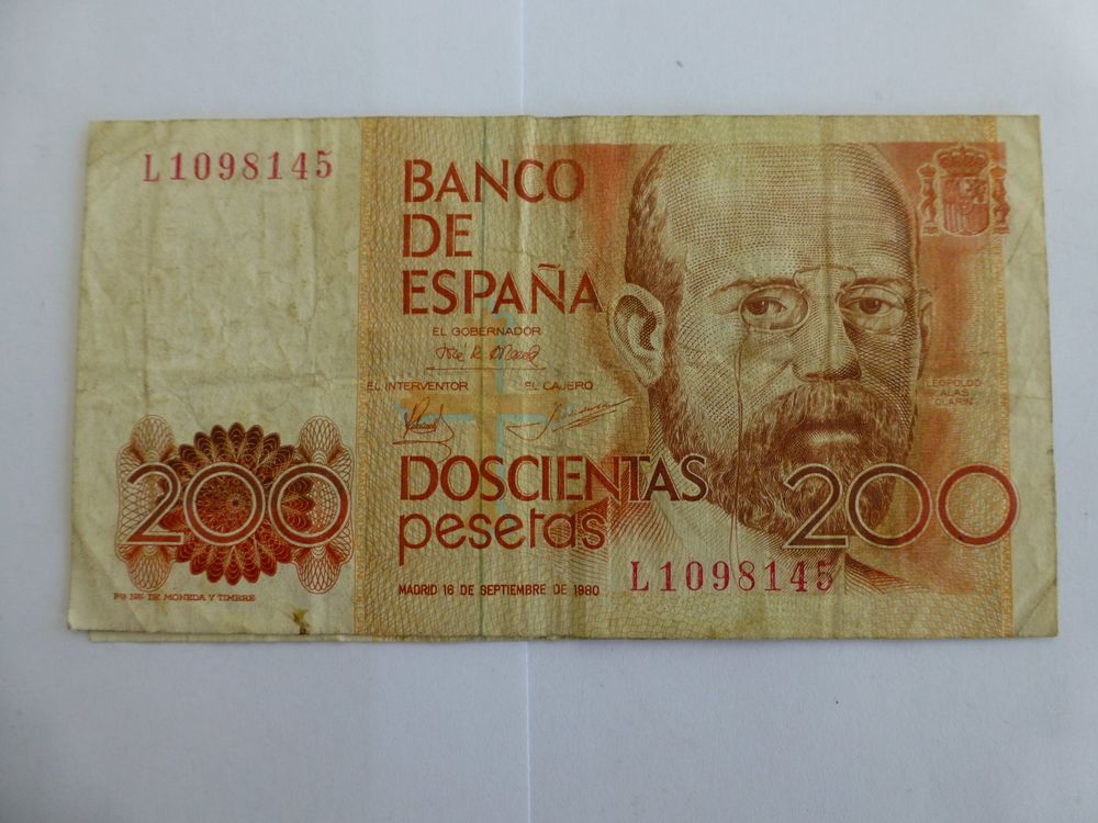 Banknote 200 Pts. Papierbanknote Spanien | Kaufen auf Ricardo