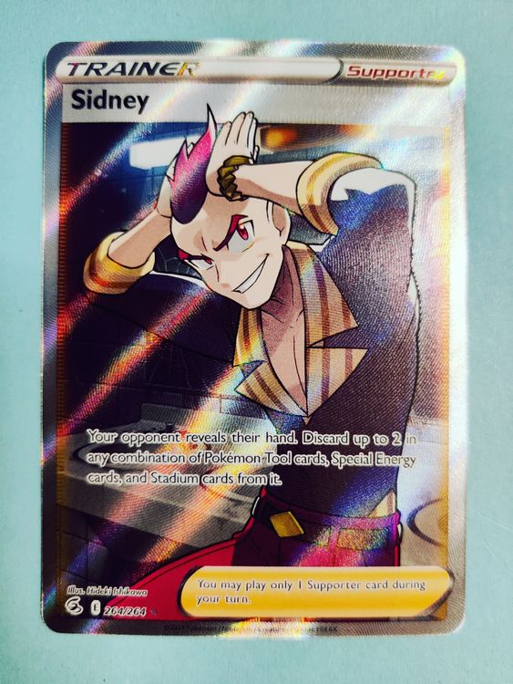 Sidney 264 trainer - Pokémon Karte fusion strike englisch (Neu (gemäss ...