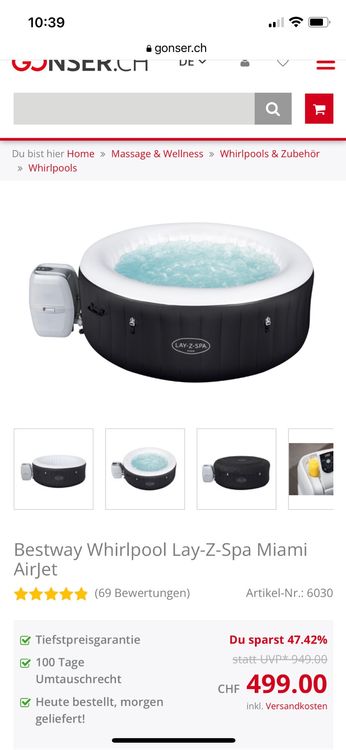 Best Way Lazy Spa Miami | Kaufen auf Ricardo