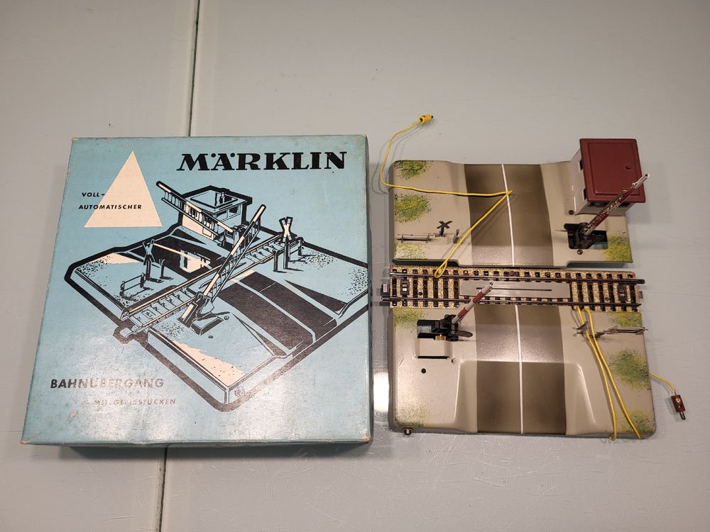 Märklin 7192 Voll- Automatische Barriere AC M- Geleise Blech (Gebraucht ...