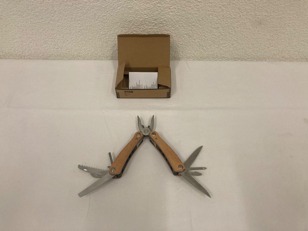 STAG Taschenmesser Multitool Werkzeug 12-teilig, Bambus | Kaufen auf ...