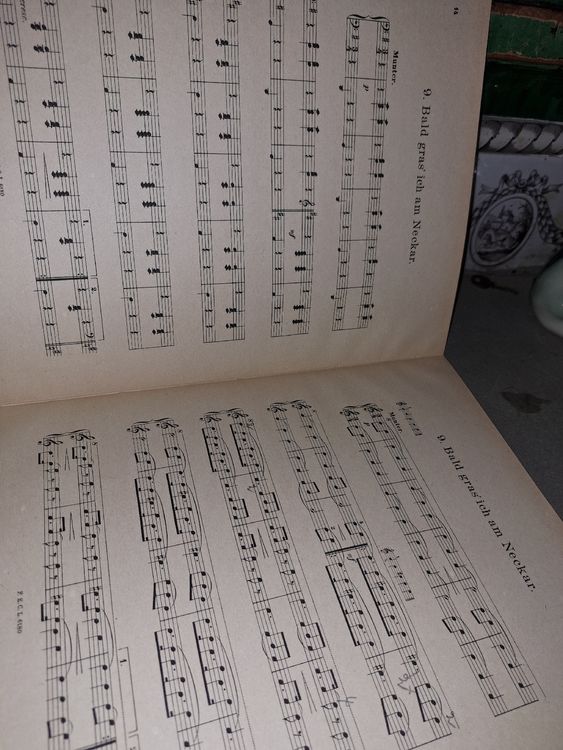 Alte Noten: Zehn Volkslieder Fantasien, Sartorio Op. 354 (Gebraucht) in ...