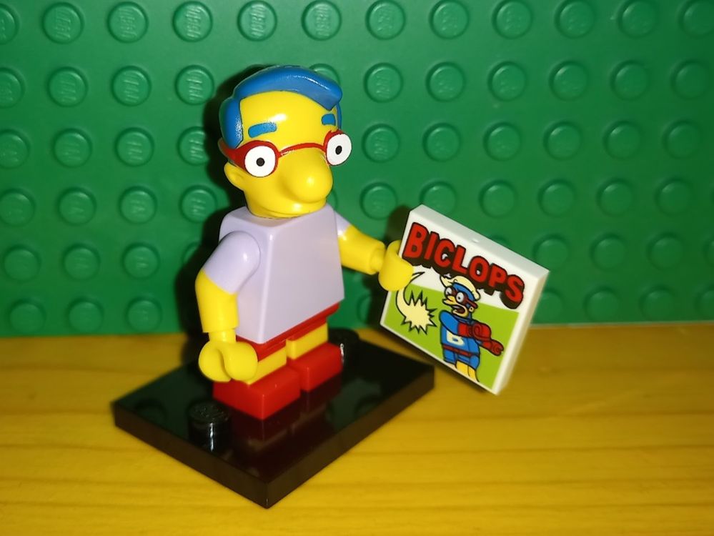 LEGO Minifigur Simpsons - Milhouse Van Houten - Serie 1 | Kaufen auf ...