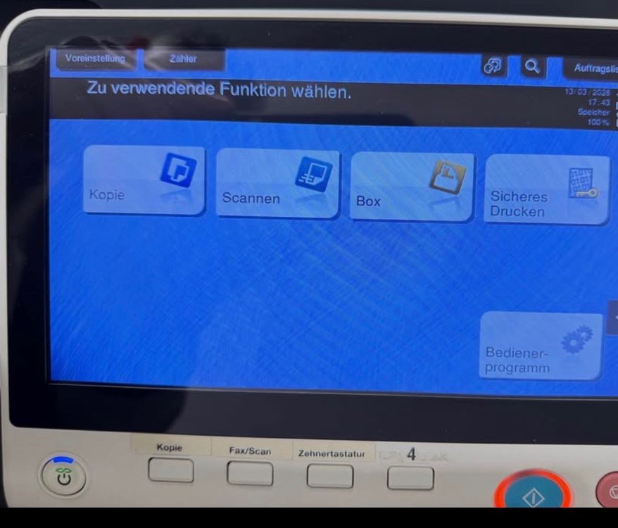 Konica Minolta Bizhub C368 Multifunction Drucker Color A4/A3 (Gebraucht ...