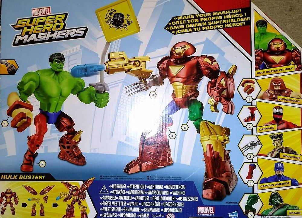 Figurine SuperHero Mashers Marvel HULK Buster vs HULK Neuf (Neu und ...