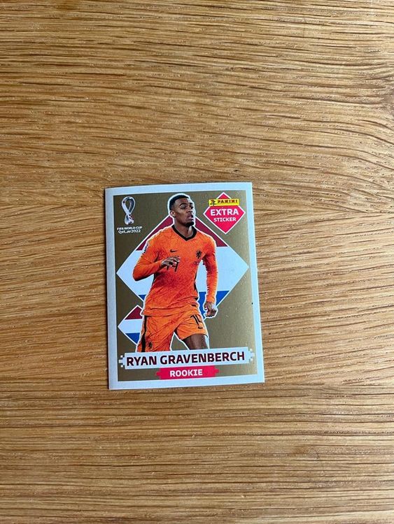 Panini WM 2022 Extra Sticker RYAN GRAVENBERCH (Gebraucht) in Falera für CHF 76 – mit Lieferung ...