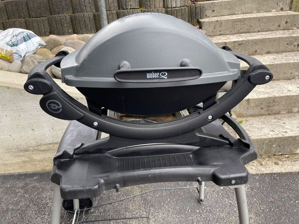 Weber, Q 140, Elektrogrill mit Rollwagen (Gebraucht) in Basel für CHF ...