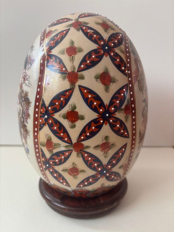 Œuf chinois style satsuma estampiller, magnifique état (Gebraucht) in ...