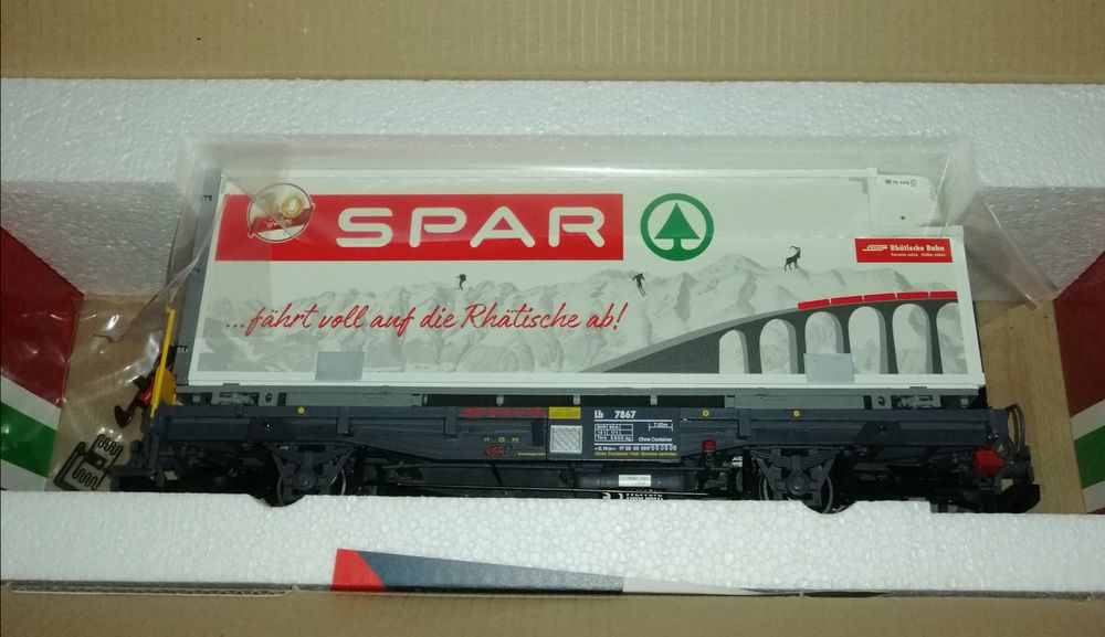 LGB - RhB SPAR CONTAINERWAGEN - NEU OVP - G (Neu und originalverpackt ...