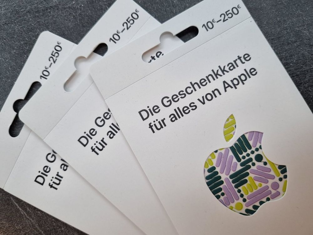 Apple Geschenkkarten 250 für 190 | Kaufen auf Ricardo