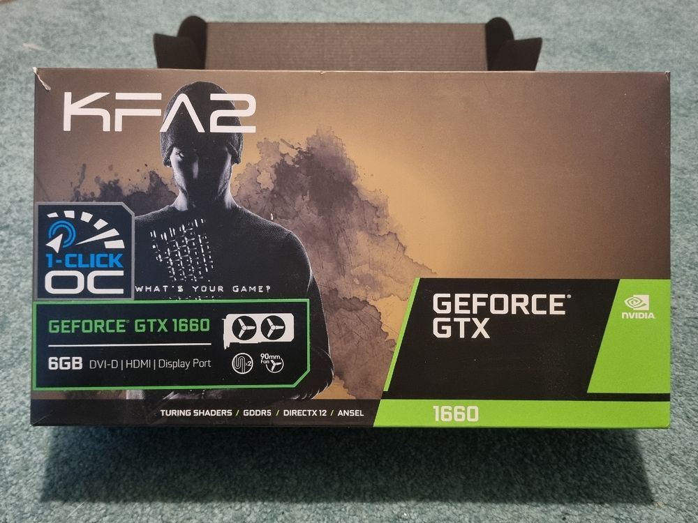 Geforce GTX 1660 - KFA2 1-click OC | Kaufen auf Ricardo