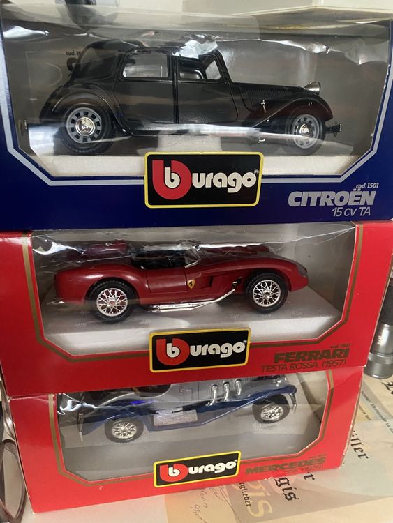 3 Burago Autos Citroën / Ferrari / Mercedes | Kaufen auf Ricardo