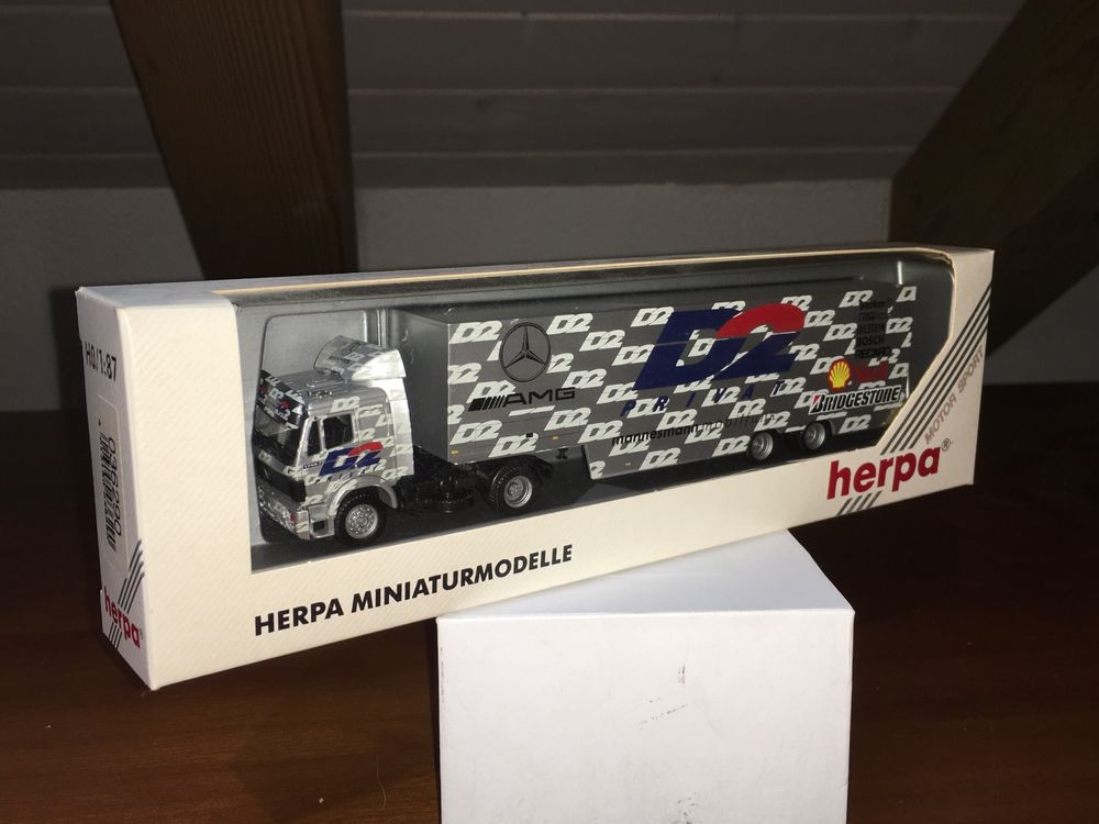 Mercedes-Benz DTM Sattelzug D2 Privat 1:87 H0 Herpa | Kaufen auf Ricardo