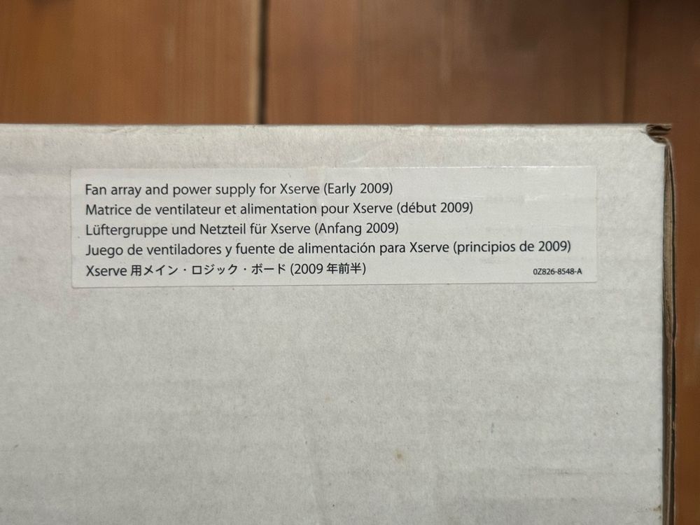 Apple Xserve 3,1 (Early 2009) – Original Apple Neuf (Neu (gemäss ...