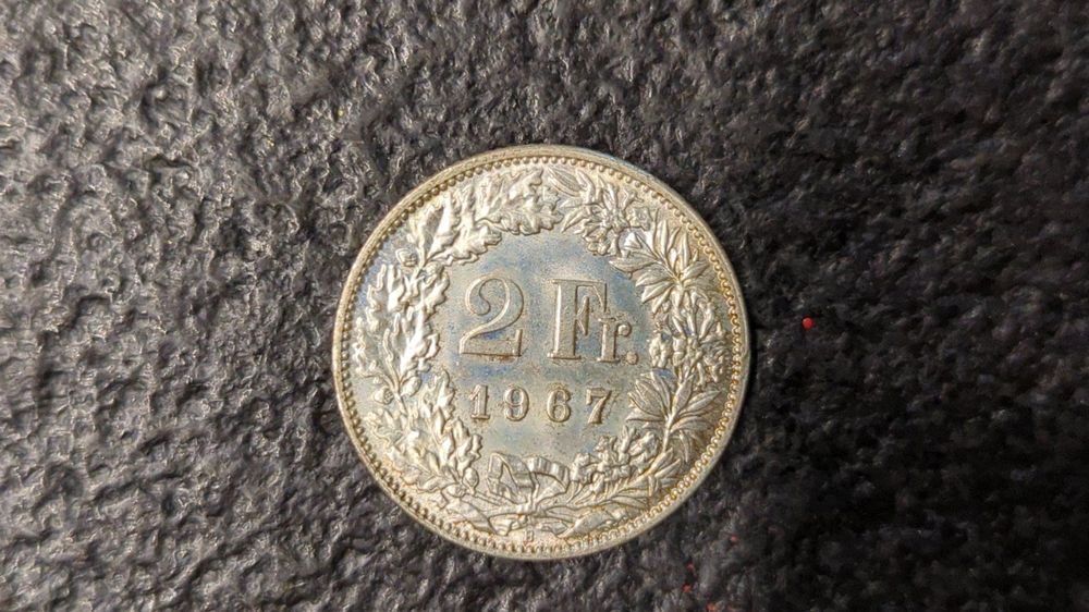 Münze 2Fr. 1967 (Gebraucht) in Seon für CHF 6 – mit Lieferung auf Ricardo kaufen