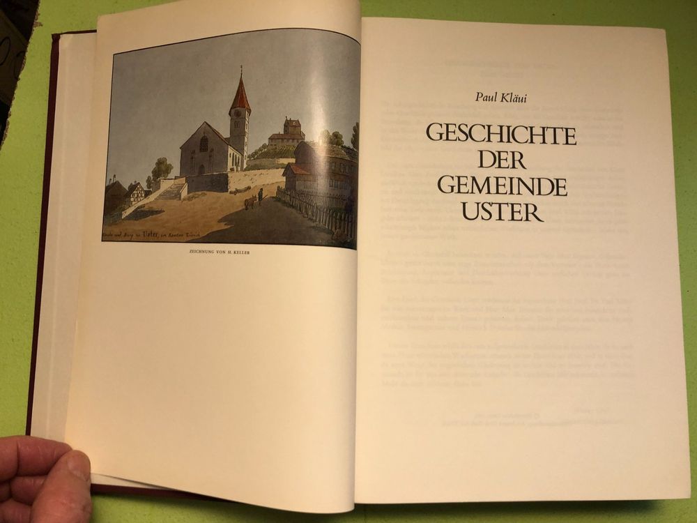 Paul Kläui: Geschichte der Gemeinde Uster | Kaufen auf Ricardo
