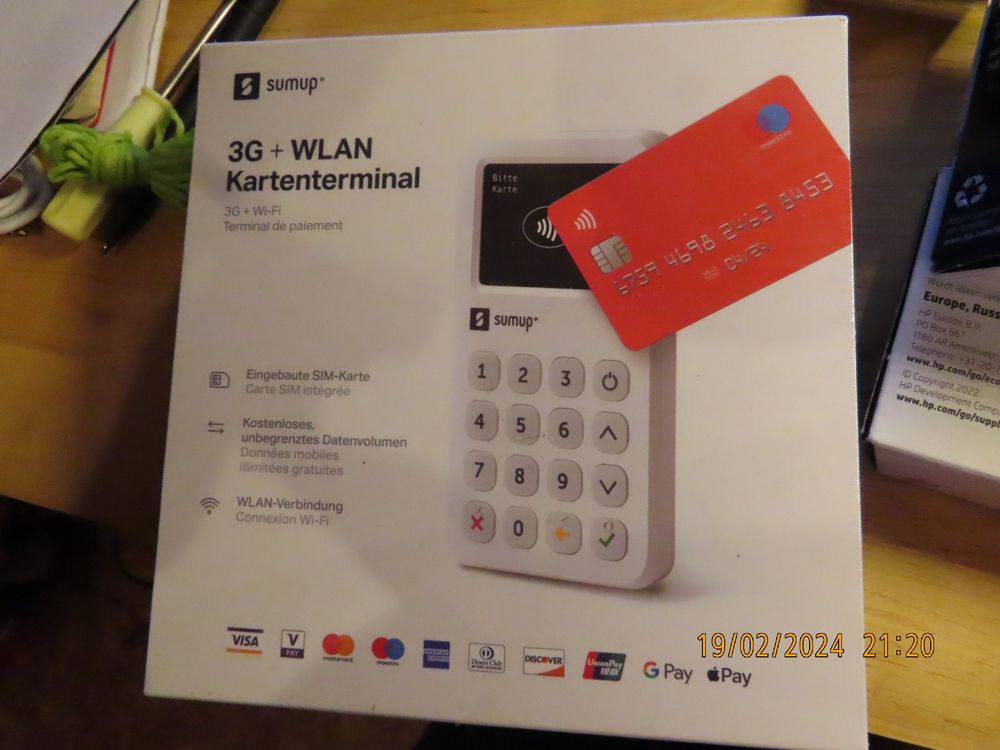 SUM UP 3G 1 WLAN Kartenterminal (Neu und originalverpackt) in Affoltern ...