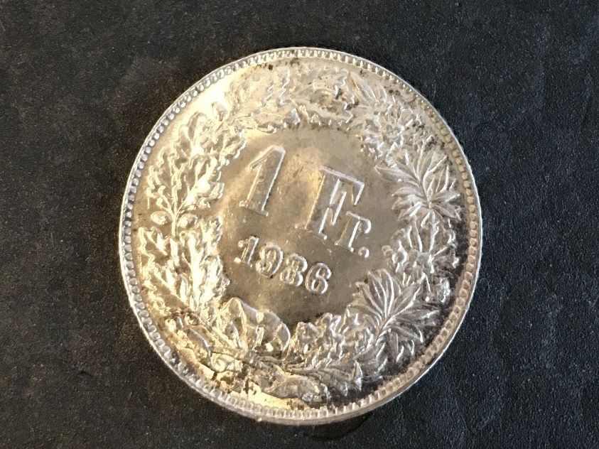 1Fr 1936 -unz Selten