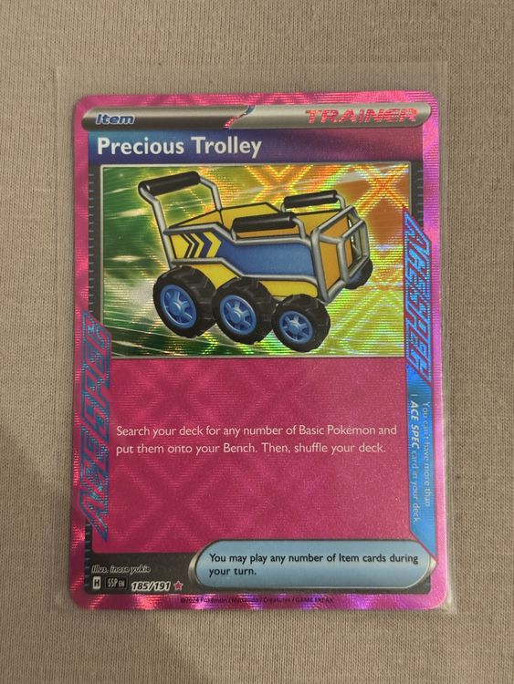 Pokémon Precious Trolley 185/191 Surging Sparks (SV08) (Neu (gemäss ...