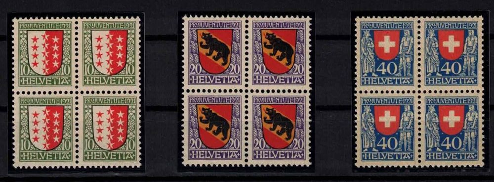 Pro Juventute 1921 Serie im 4er-Block ** (Neu (gemäss Beschreibung)) in Nuglar für CHF 28 – mit ...