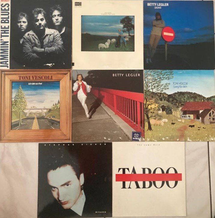 Swiss-Pop x 8 LP's (Vescoli, Legler, Eicher u.a.) (Gebraucht) in ...