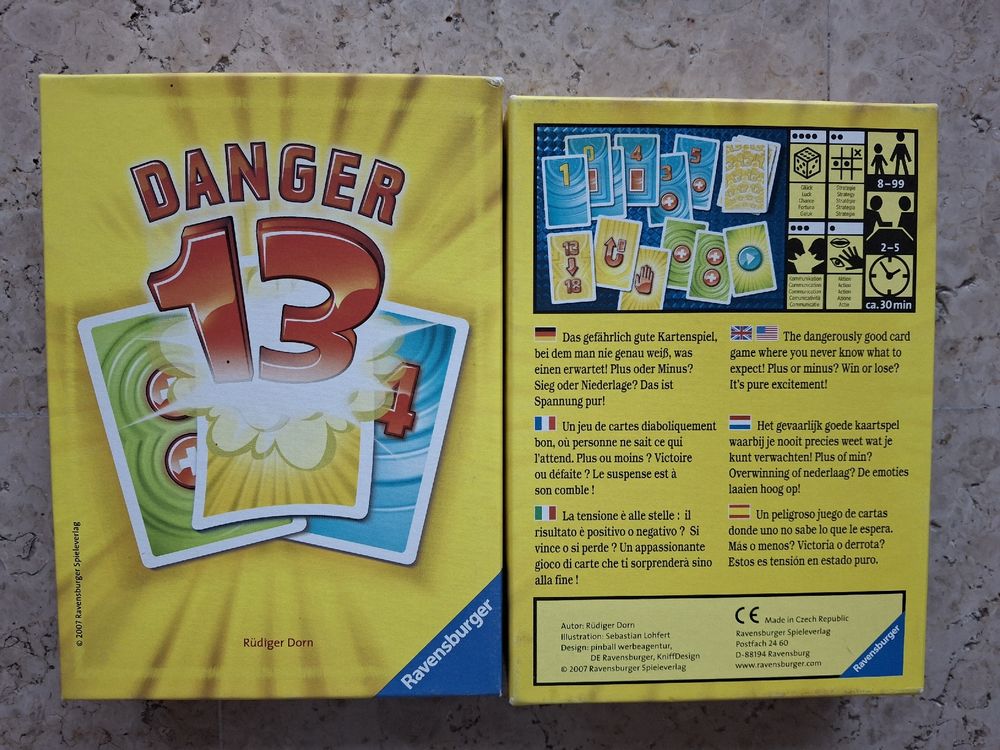 Danger 13, das spannende Kartenspiel für die ganze Famile (Neu (gemäss ...
