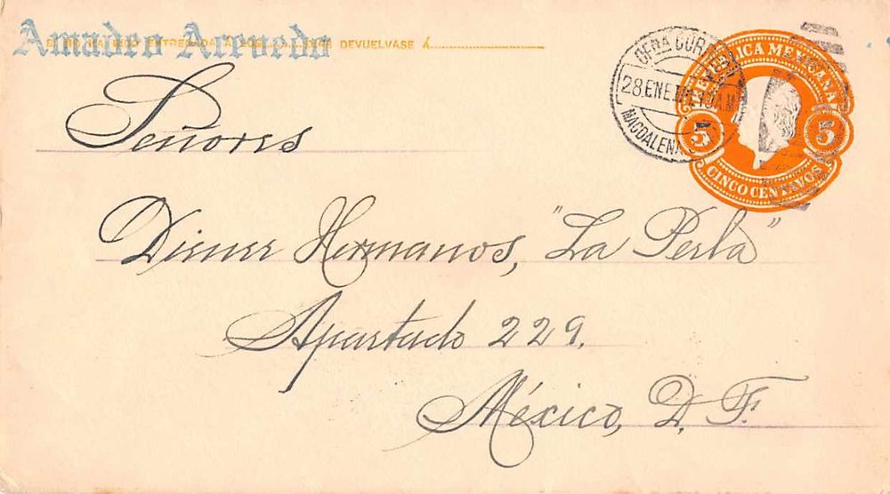 antike BRIEF von MEXICO 1911 - ab 1.-- (Gebraucht) in Lufingen für CHF ...