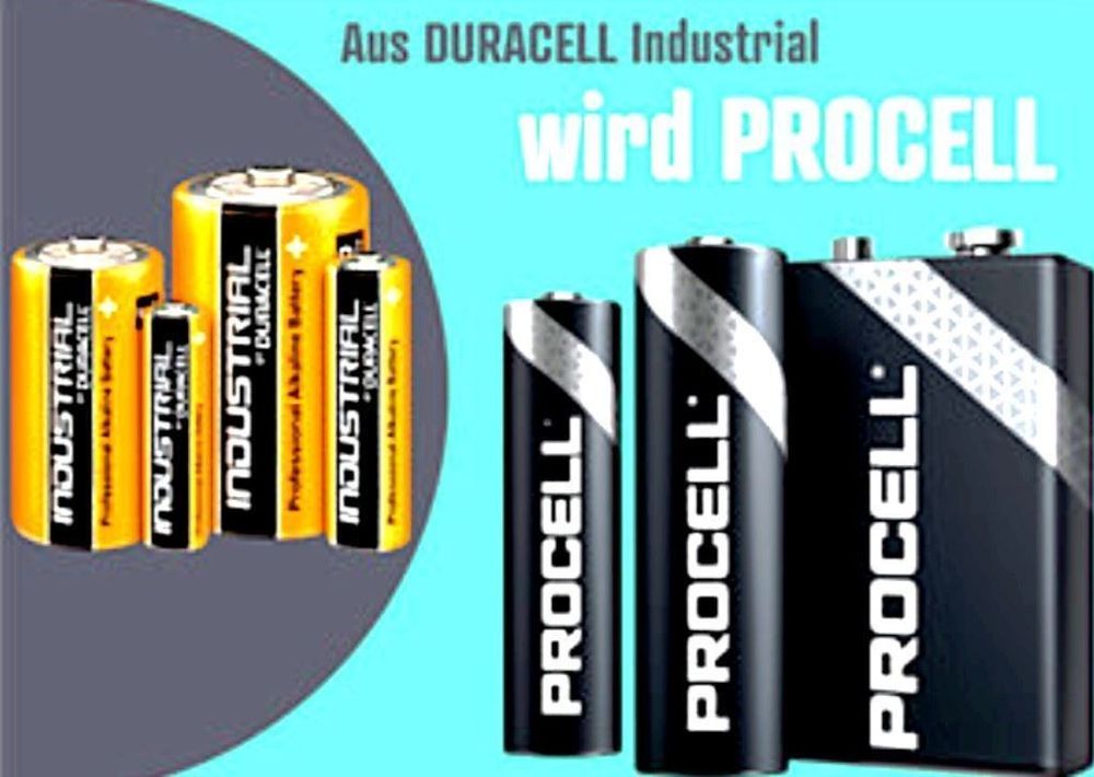 10x Batterie Duracell Pro INDUSTRIAL AA (Neu und originalverpackt) in ...