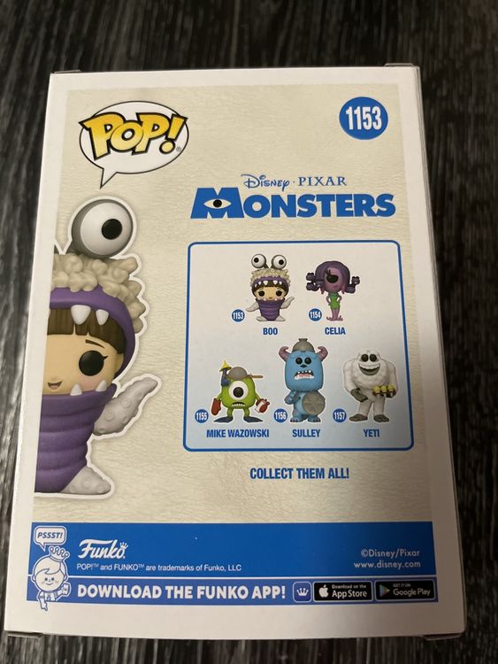 Funko pop Disney Pixar Monsters Boo | Kaufen auf Ricardo