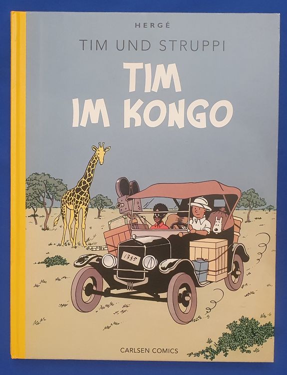 Tim und Struppi, Tim im Kongo, Farbfaksimile, Carlsen, 2008 (Neu ...