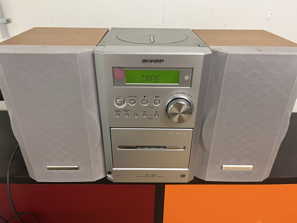 Sharp XL-45H Micro Component System: CD, Kassette, Radio (Gebraucht) in ...