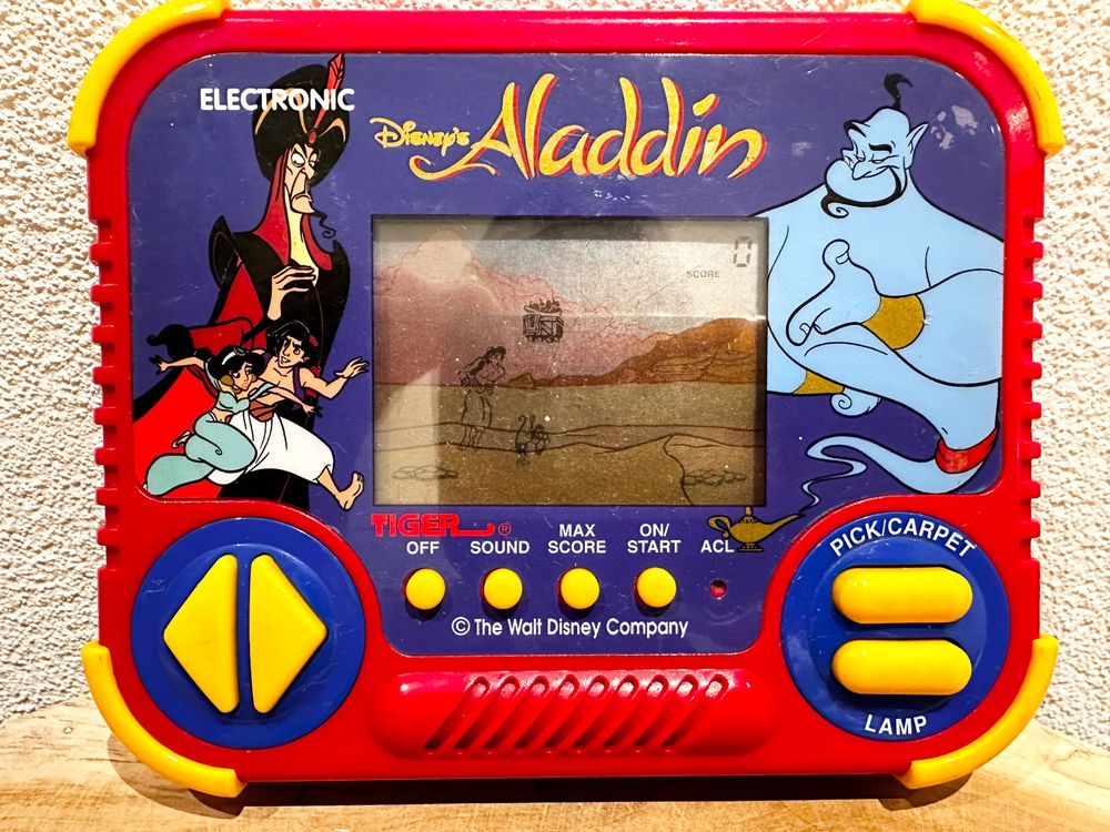 1990 WALT DISNEY TIGER ALADDIN LCD SPIEL GETESTET SELTEN (Gebraucht) in ...