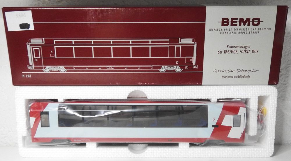 RhB Glacier Express Panoramawagen Bemo 3289 123 H0m (Neu (gemäss Beschreibung)) in Salez für CHF ...