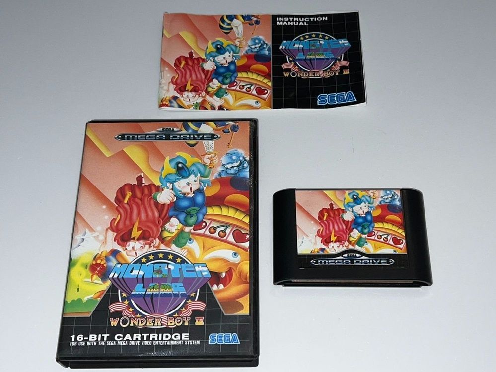 Sega Mega Drive Spiel - Wonder Boy III: Monster Lair (OVP) (Gebraucht ...