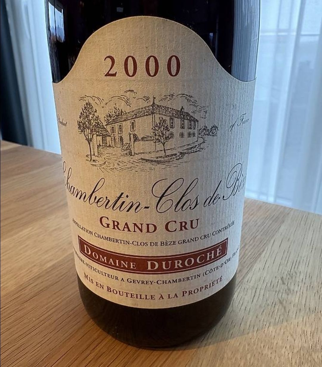 Rare! Domaine Duroché Chambertin Clos de Béze Grand Cru 2000 (Neu ...