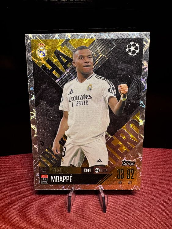 Match Attax 24/25 / Kylian Mbappe / Hat-Trick Hero / Nr. 328 | Kaufen ...