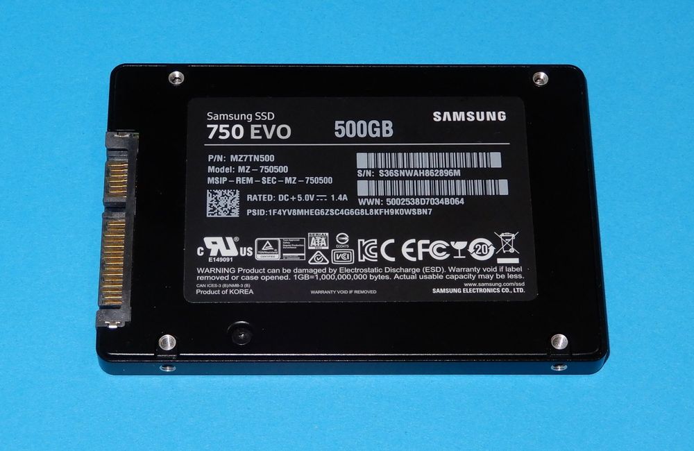 Samsung SSD 750 EVO 500 GB (Gebraucht) in Bern für CHF 30 – mit ...