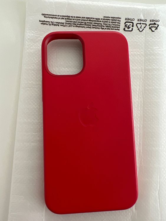 Apple iPhone 12 mini Leather Case mit MagSafe, red | Kaufen auf Ricardo